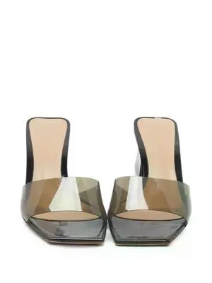 GIANVITO ROSSI Cosmic Square-toe Sandals - Black