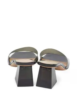 GIANVITO ROSSI Cosmic Square-toe Sandals - Black