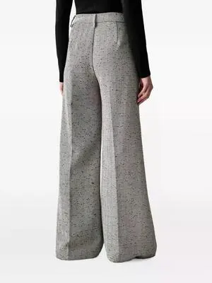 Munthe Eileen Herringbone-pattern Wide-leg Trousers
