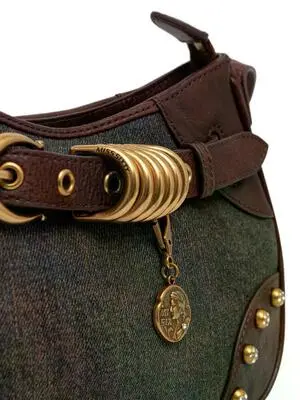 Miss Sixty Denim-finish Shoulder Bag