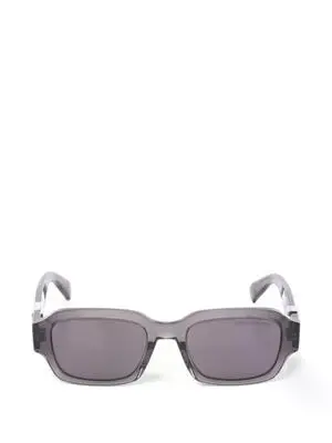 Dior 2010s Oblique S2i Rectangle-frame Sunglasses - Grey