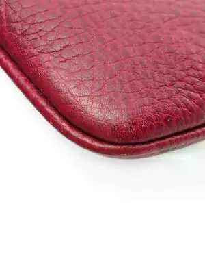 Loewe 2000s Buckle Leather Shoulder Bag