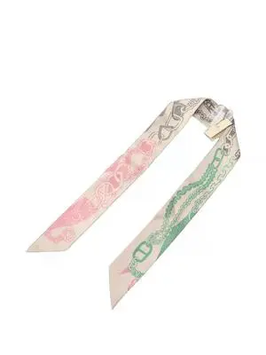 Hermès 2020s Boucles Et Maillons Twilly Scarf