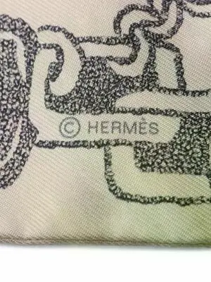 Hermès 2020s Boucles Et Maillons Twilly Scarf