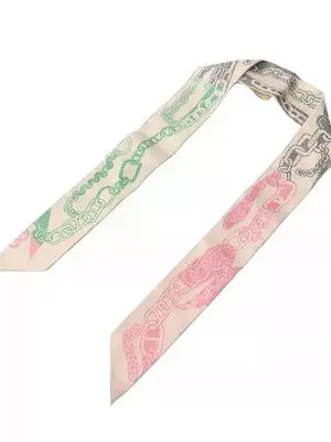 Hermès 2020s Boucles Et Maillons Twilly Scarf