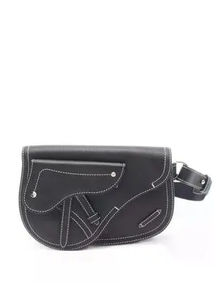 Dior 2010s Saddle Belt Bag - Black