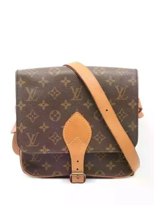 LOUIS VUITTON 1988 Cartesier Mm Monogram Shoulder Bag