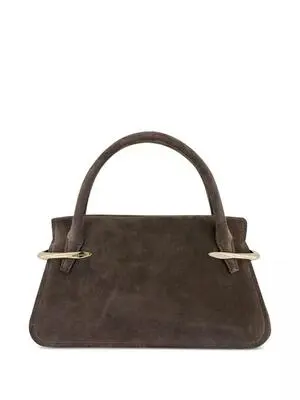 Givenchy Mini Pinch Suede Tote Bag Grey