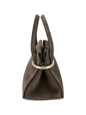 Givenchy Mini Pinch Suede Tote Bag - Grey