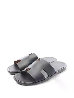 Hermès 2020s Izmir Slide Sandals - Black