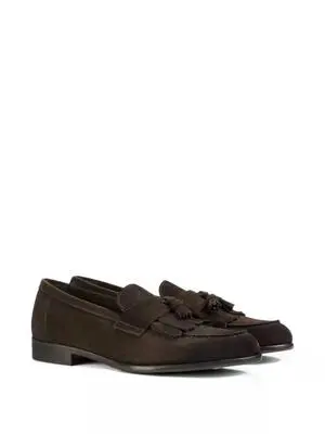 DOUCAL'S Fringed Tassel Loafers