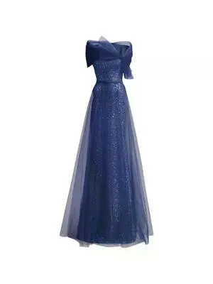Gemy Maalouf Bow Evening Dresses