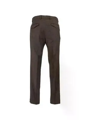 Incotex Pleated Wool-blend Trousers