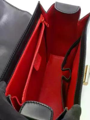 Celine 2000s Turn-lock Tote Bag - Black