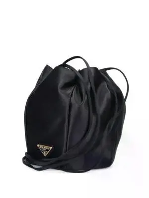 Prada Satin Mini Bucket Bag