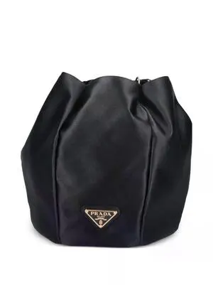 Prada Satin Mini Bucket Bag