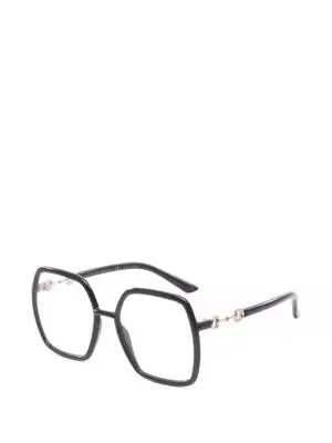 Gucci 2010s Horsebit Square Glasses