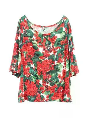 Dolce & Gabbana 2010s Floral-print Blouse
