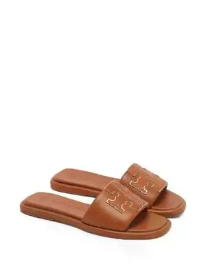 Tory Burch Double T Logo-patch Sandals