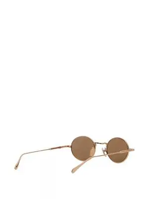 Chloé Round-frame Sunglasses - Gold
