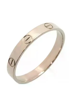 Cartier 2010s Mini Love Ring - Silver