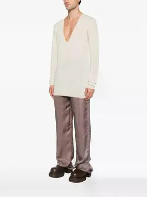 Rick Owens Plunging V-neck Sweater