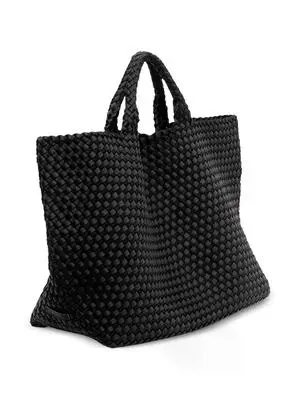 EN AVANT Firenze Woven Tote Bag - Black