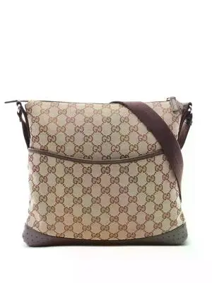 Gucci 2000s Gg Canvas Shoulder Bag - Neutrals