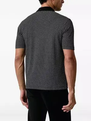 Armani Exchange Logo-print Short-sleeve Polo Shirt
