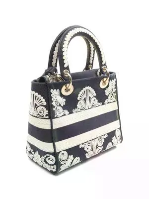 Dior 2000s Lady D-lite Cornelly Tote Bag - Blue