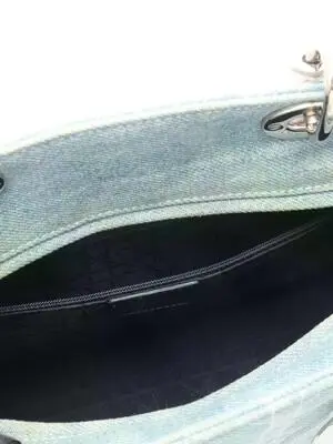Dior 2010s Large Lady Cannage Handbag - Blue