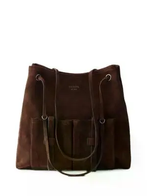 Prada Route Large Suede Bag