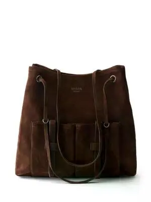 Prada Route Large Suede Bag