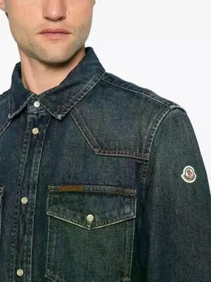 Moncler Western Denim Shirt