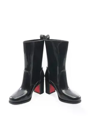 CHRISTIAN LOUBOUTIN 2000s Block-heel Rain Boots