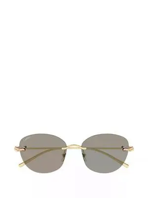 Cartier Trinity Rimless Sunglasses - Gold