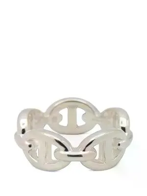 Hermès 2020s Pm Enchaînée Ring - Silver