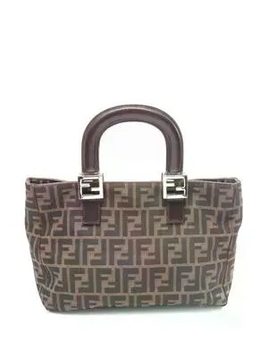 Fendi 2000s Zucca Tote Bag - Brown