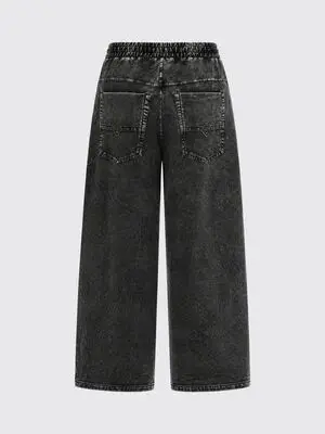 DIESEL® P-stuky Mid-rise Cotton Denim Wide-leg Jeans