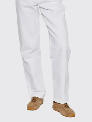 Tory Burch Low-top Sneaker In Suede Leather With Double T Logo And Serrated Sole