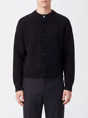Our Legacy Relaxed Fit Crewneck Cardigan In Pure Merino Wool
