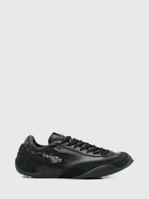 Y3 Tokyo Smooth Leather And Suede Sneakers With Printed Logo