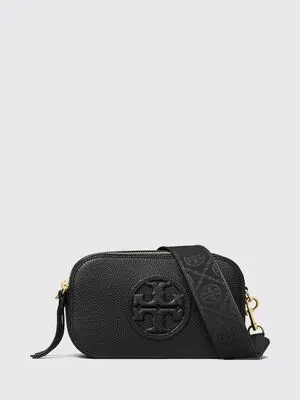 Tory Burch Miller Mini Crossbody Bag In Hammered Calfskin With Double T Logo