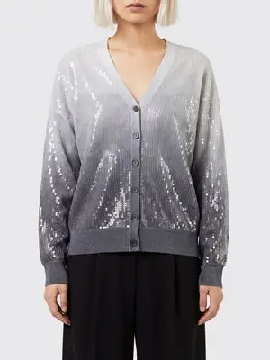 Liu Jo Relaxed Fit V-neck Cardigan With Sequin Embroidery
