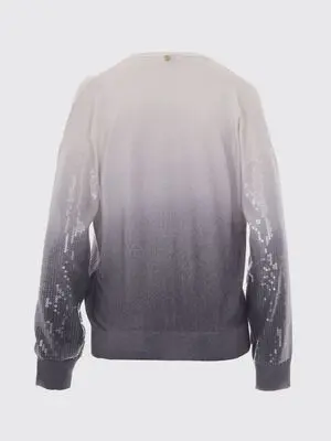 Liu Jo Relaxed Fit V-neck Cardigan With Sequin Embroidery