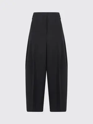 Jacquemus Miami High-waisted Cropped Wide-leg Pants In Linen Blend