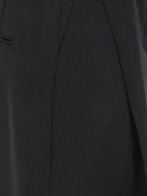 Jacquemus Miami High-waisted Cropped Wide-leg Pants In Linen Blend