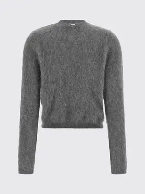 TWINSET Wool, Silk And Cashmere Blend Crewneck Sweater - Grey