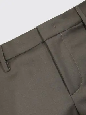 DONDUP Gaubert Slim Fit Sartorial Pants In Wool Blend - Mud