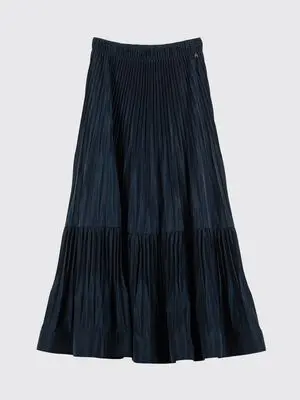 TWINSET High-waisted Crêpe Midi Full Skirt